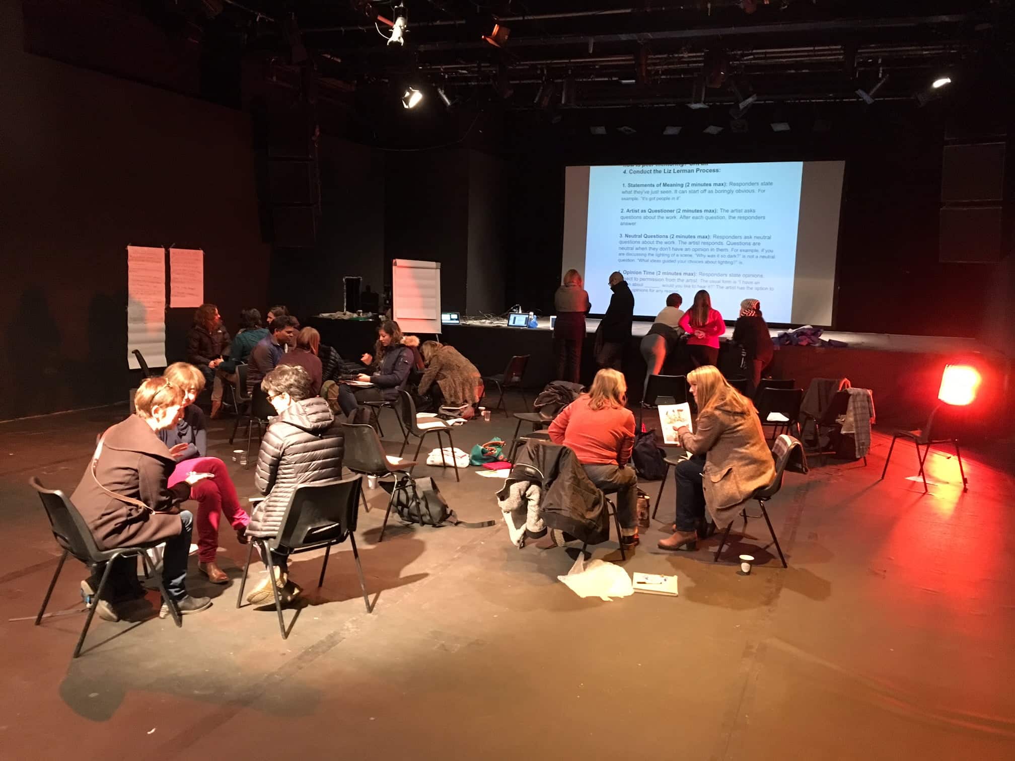 Peer mentoring for artists